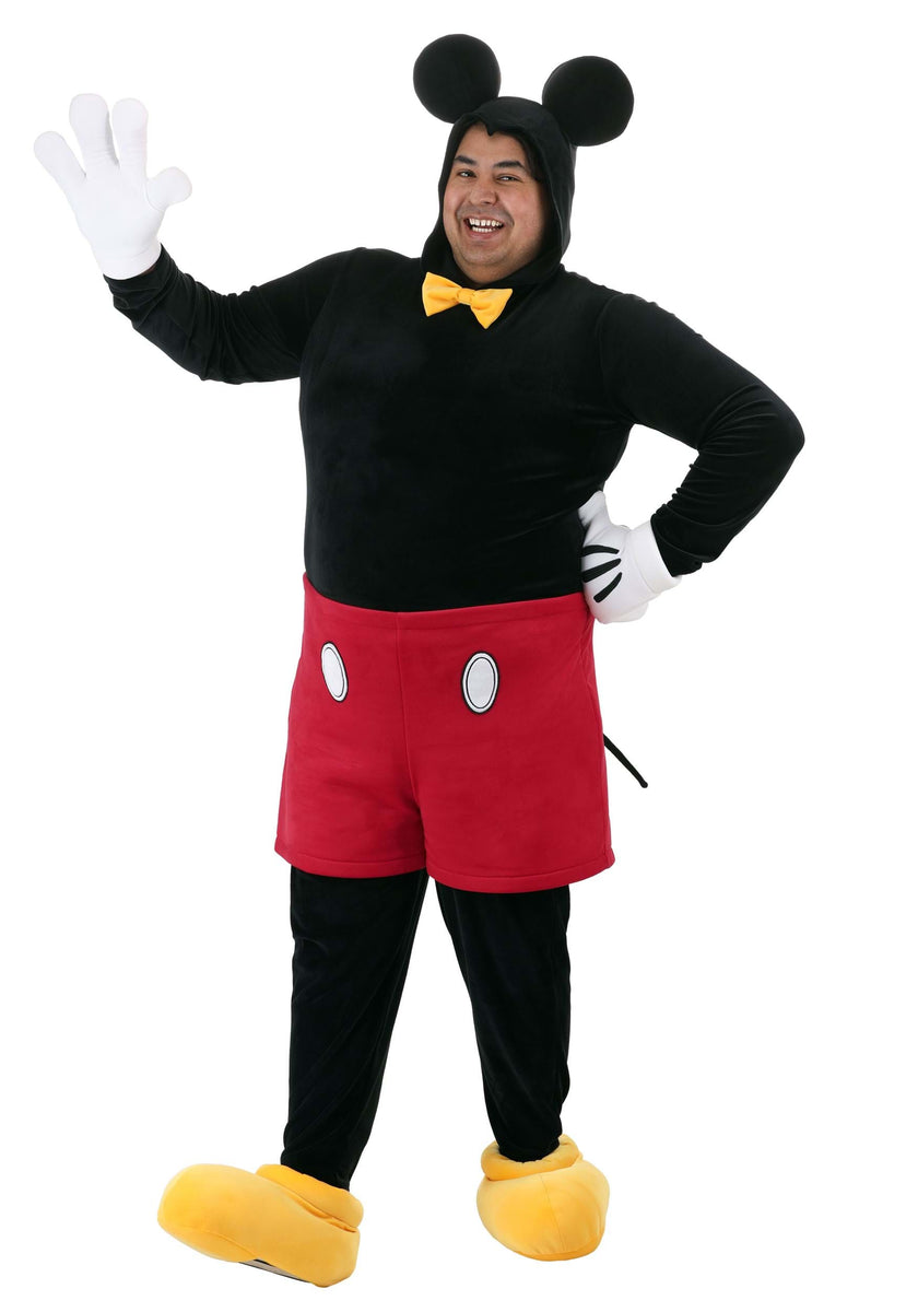 Disney Adult Plus Size Deluxe Mickey Mouse Costume – Kids Halloween ...