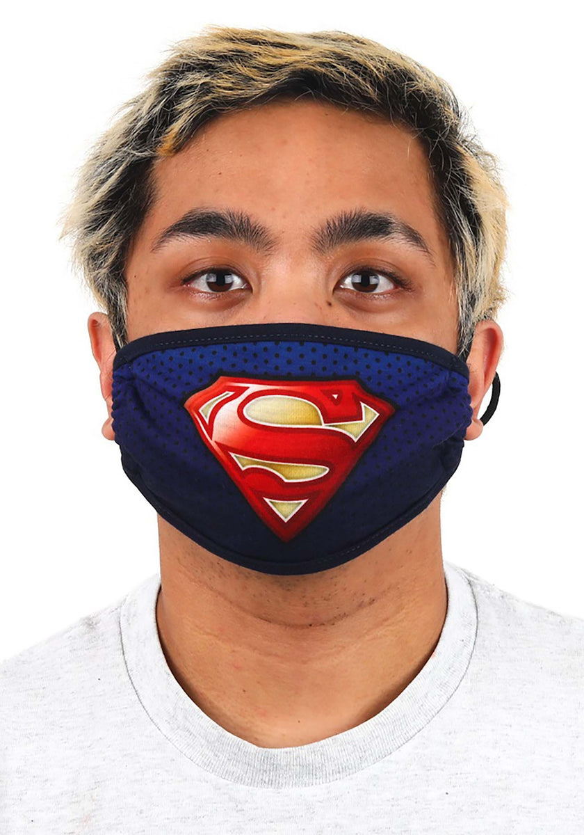 Adult Superman Face Mask – Kids Halloween Costumes
