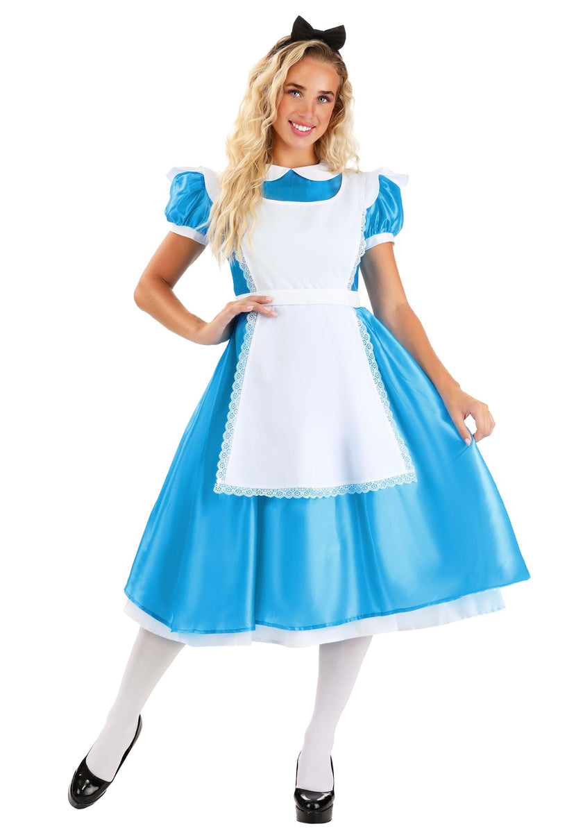 Women's Deluxe Disney Alice Costume | Disney Costumes – Kids Halloween ...