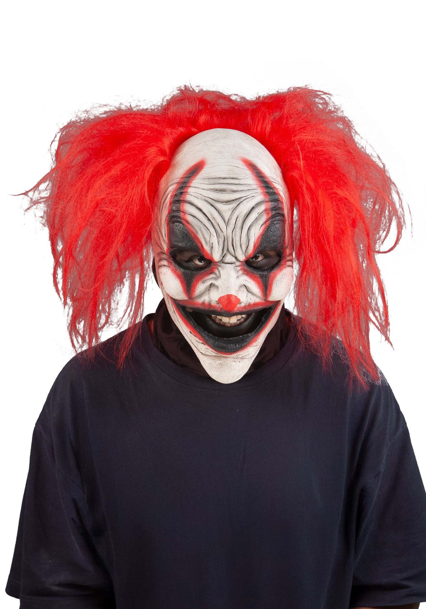 Red Carousel Clown Costume Adult Mask | Scary Clown Masks – Kids ...