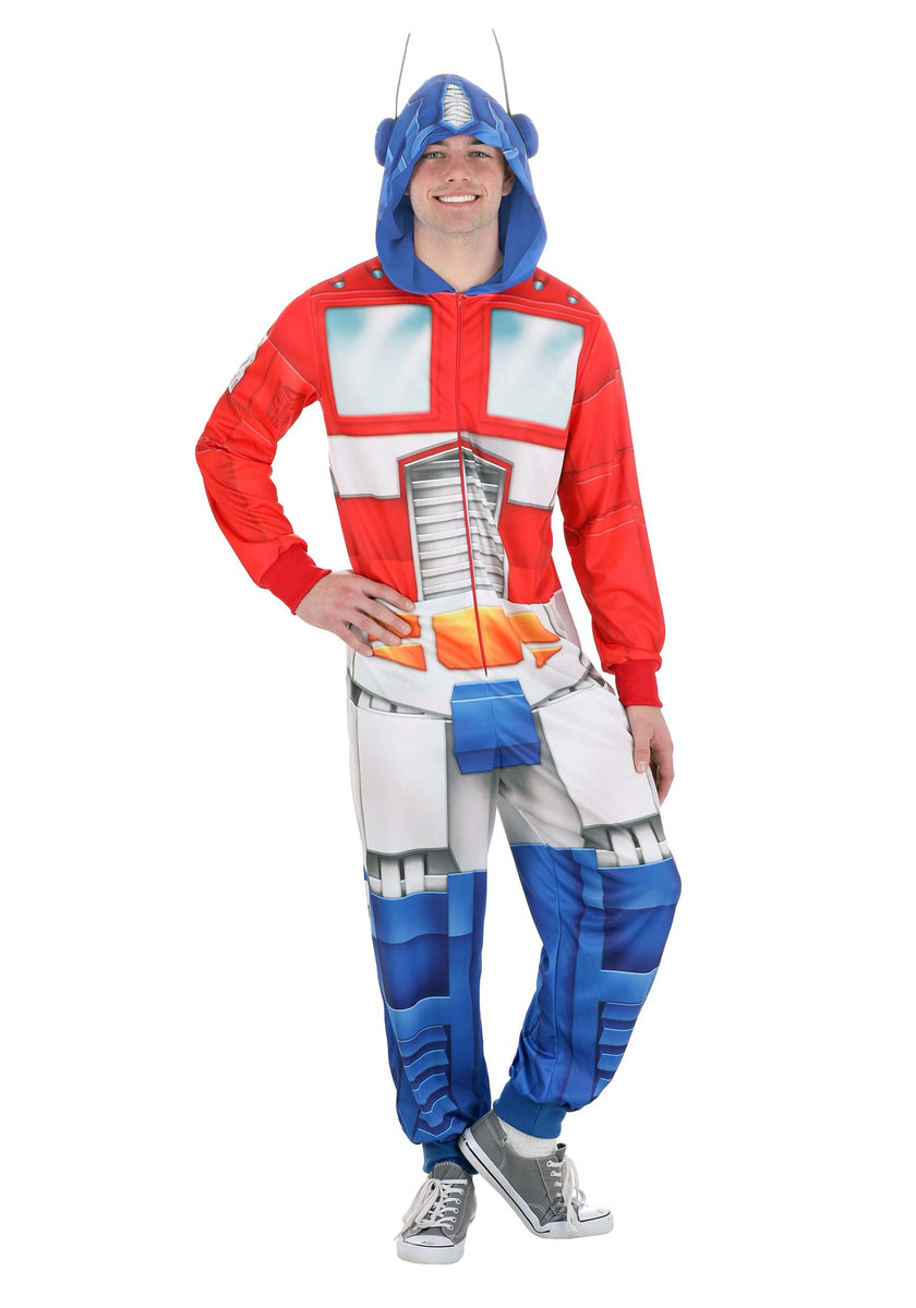 Adult Transformers Optimus Prime Onesie for Adults – Kids Halloween ...