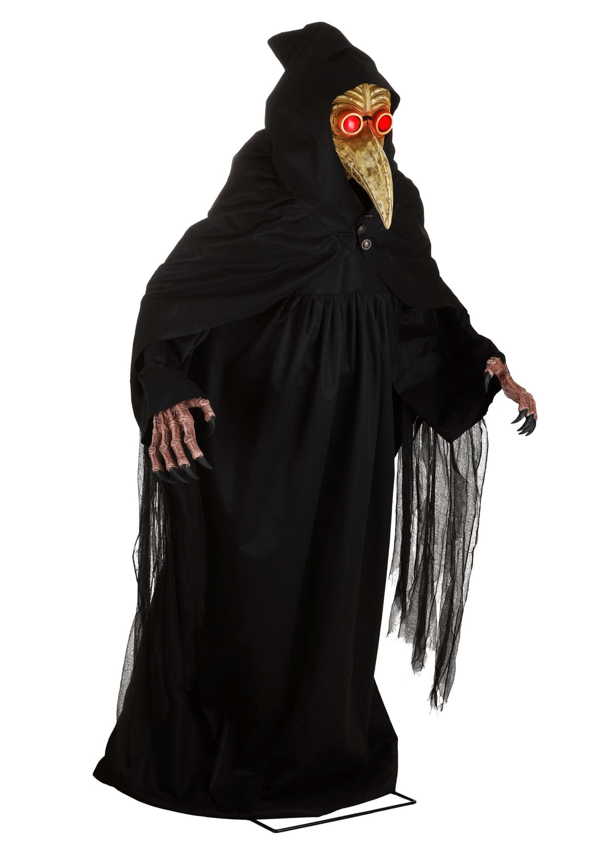 7.5FT Giant Animatronic Plague Doctor Halloween Prop | Scary Animatron ...