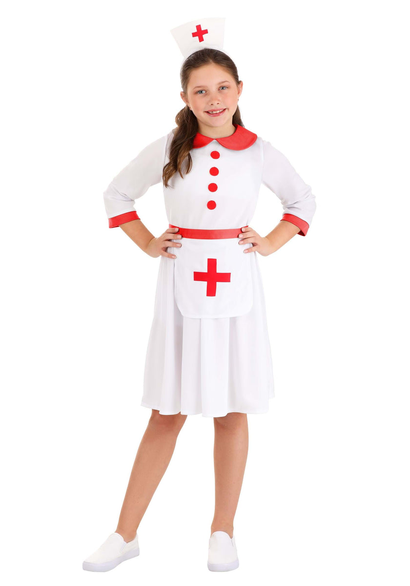 Classic Nurse Girl's Costume | Kid's Nurse Costumes – Kids Halloween ...