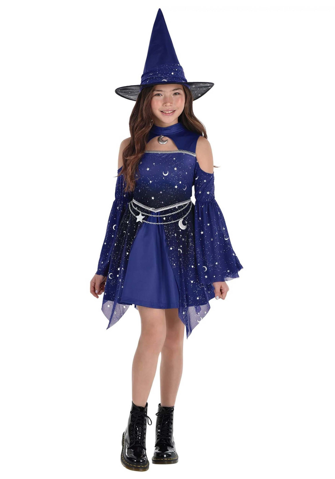 Moonlight Blue Witch Girl's Costume | Girl's Witch Costumes – Kids ...