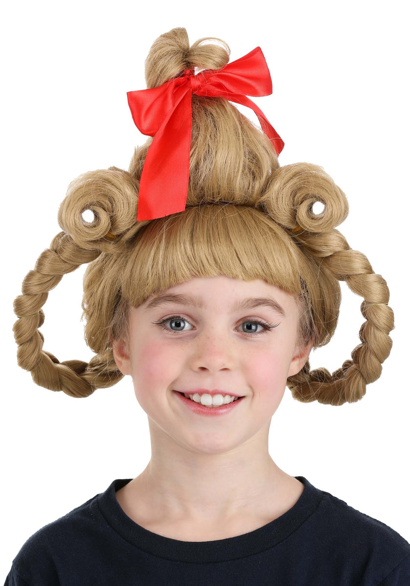 Kid's Deluxe Dr. Seuss Cindy Lou Who Wig | How the Grinch Stole Christ ...