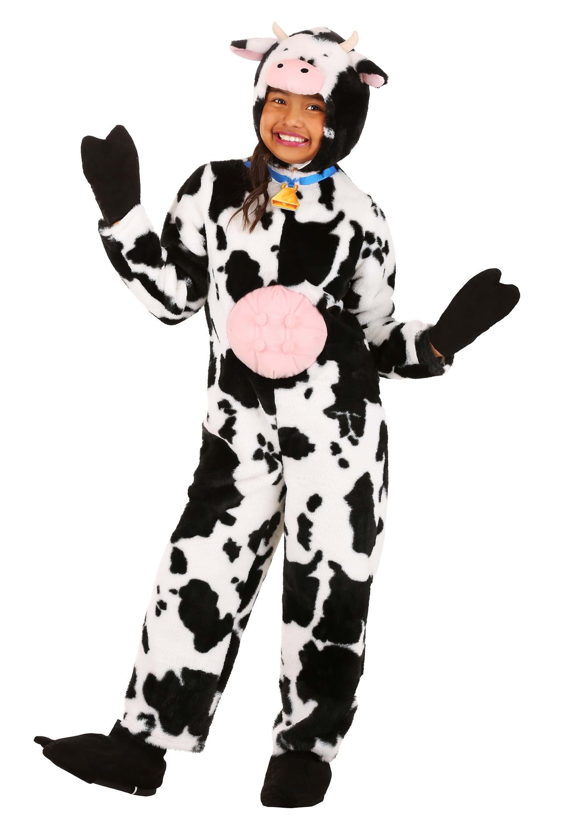 Deluxe Plush Spotted Cow Costume for Kids | Kid's Animal Costumes ...