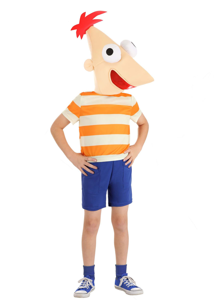 Disney Phineas & Ferb Phineas Costume for Kids – Kids Halloween Costumes