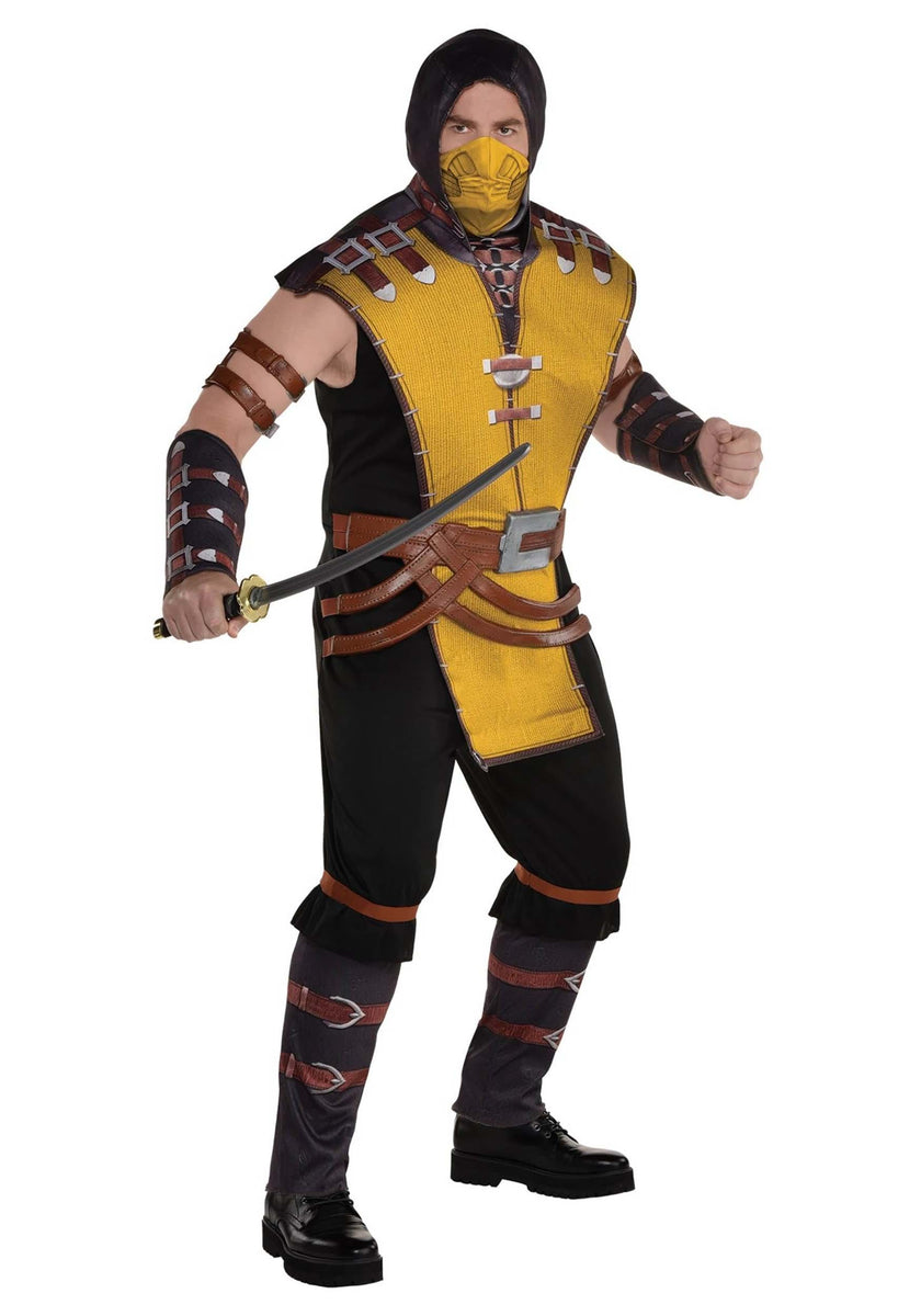 Mortal Kombat Men's Scorpion Costume | Video Game Costumes – Kids ...