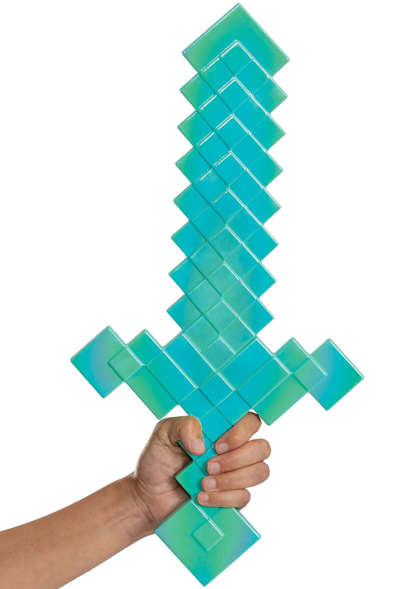 Minecraft Diamond Sword Toy | Minecraft Accessories – Kids Halloween ...