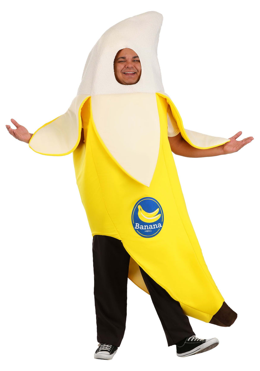 Plus Size Peeled Banana Adult Costume | Food Costumes – Kids Halloween ...