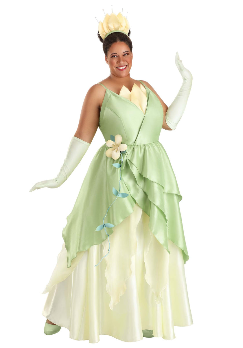Plus Size Disney Princess and the Frog Tiana Costume for Women | Disne ...
