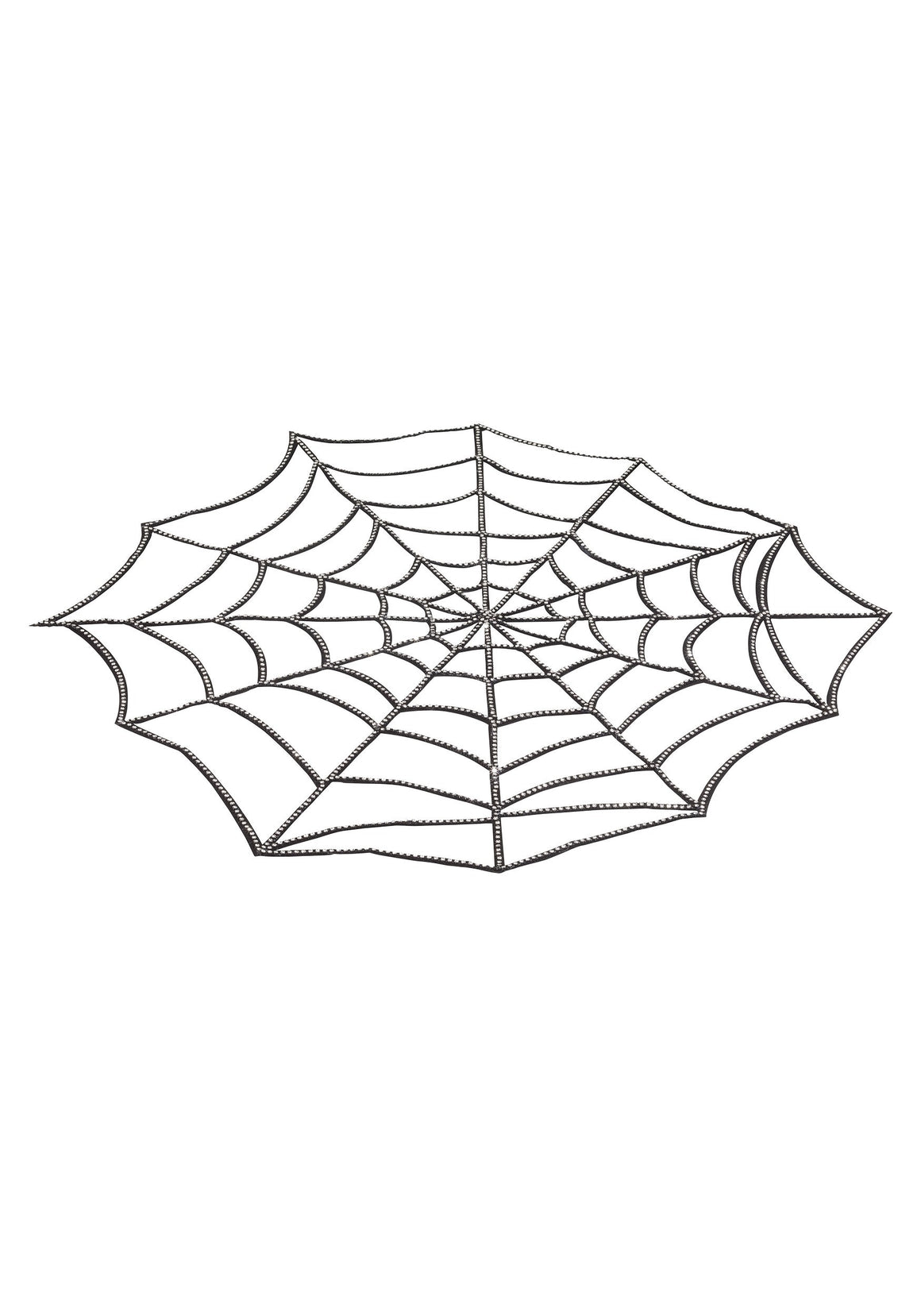 Rhinestone Spider Web Table Cover Decoration – Kids Halloween Costumes