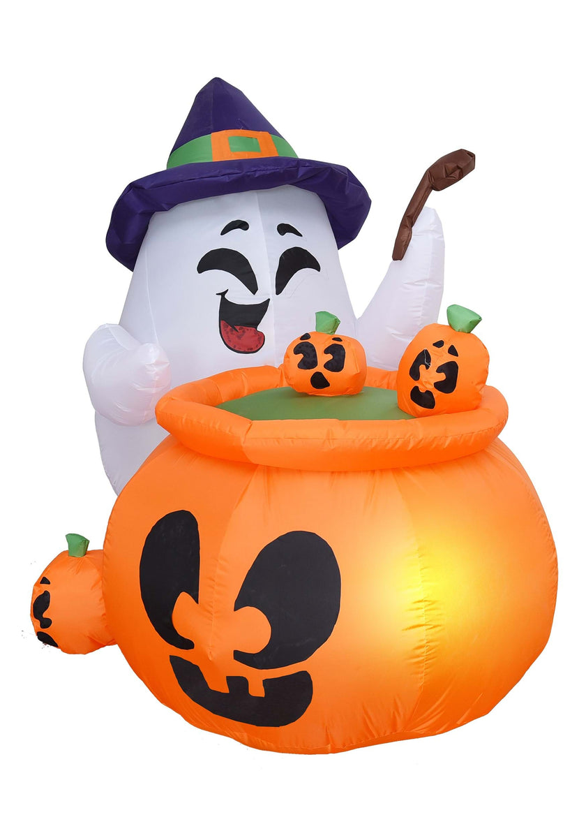 Ghost Cook 5Ft Tall Inflatable Decoration – Kids Halloween Costumes