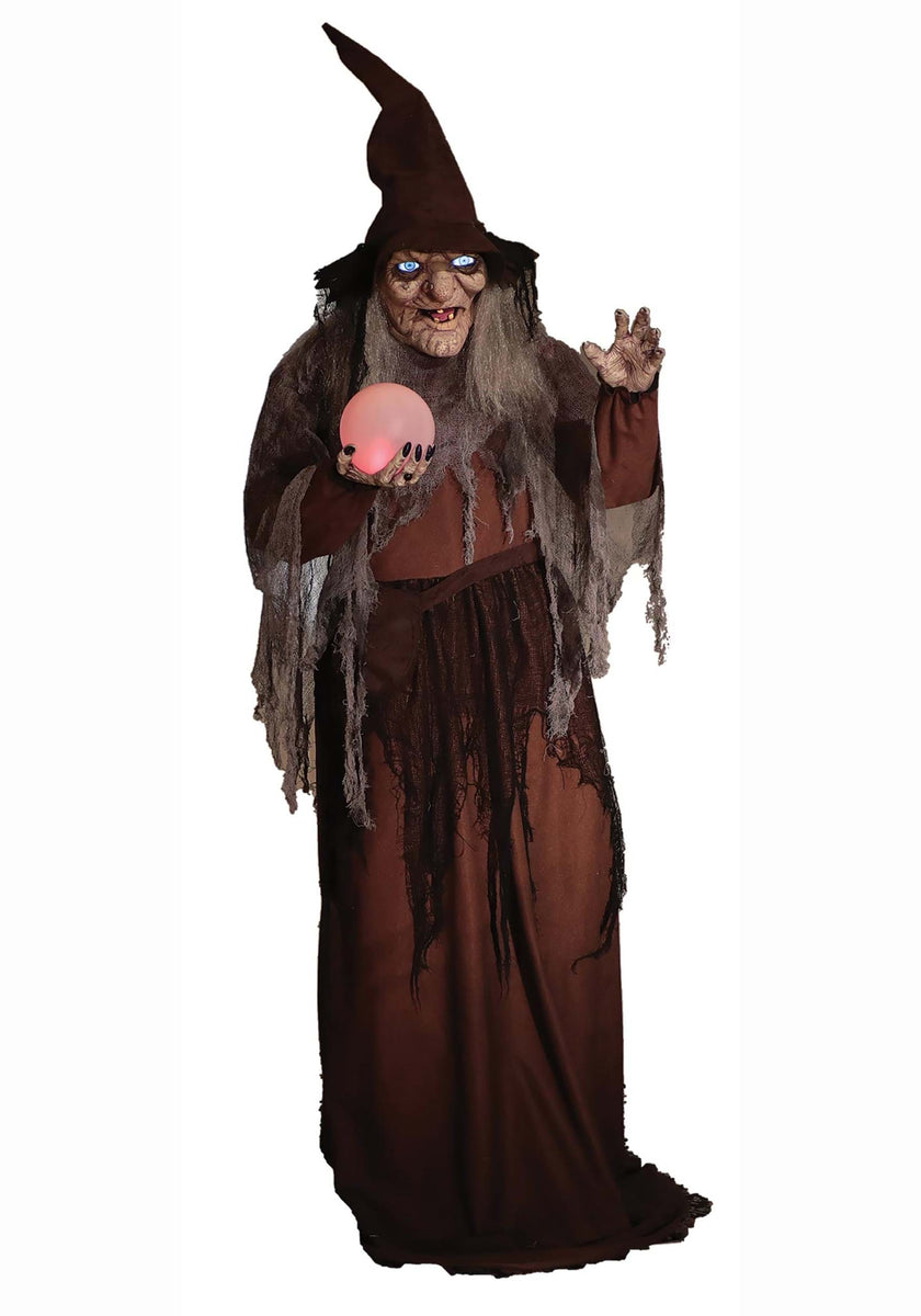 DigitEye 68 Inch Soothsayer Witch Animated Prop – Kids Halloween Costumes