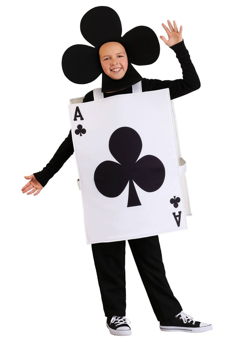 Kids Ace of Clubs Card Costume – Kids Halloween Costumes