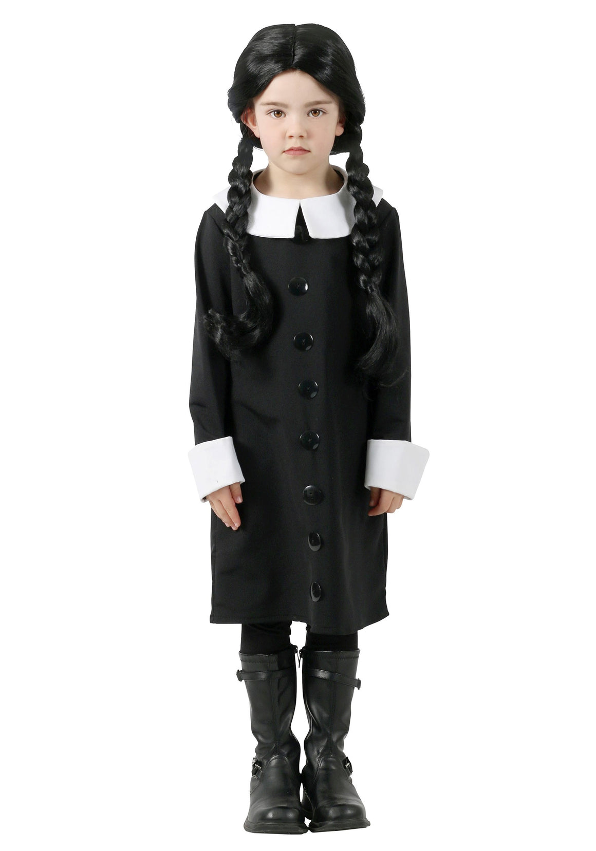 Wednesday Addams Addams Family Kid's Costume – Kids Halloween Costumes