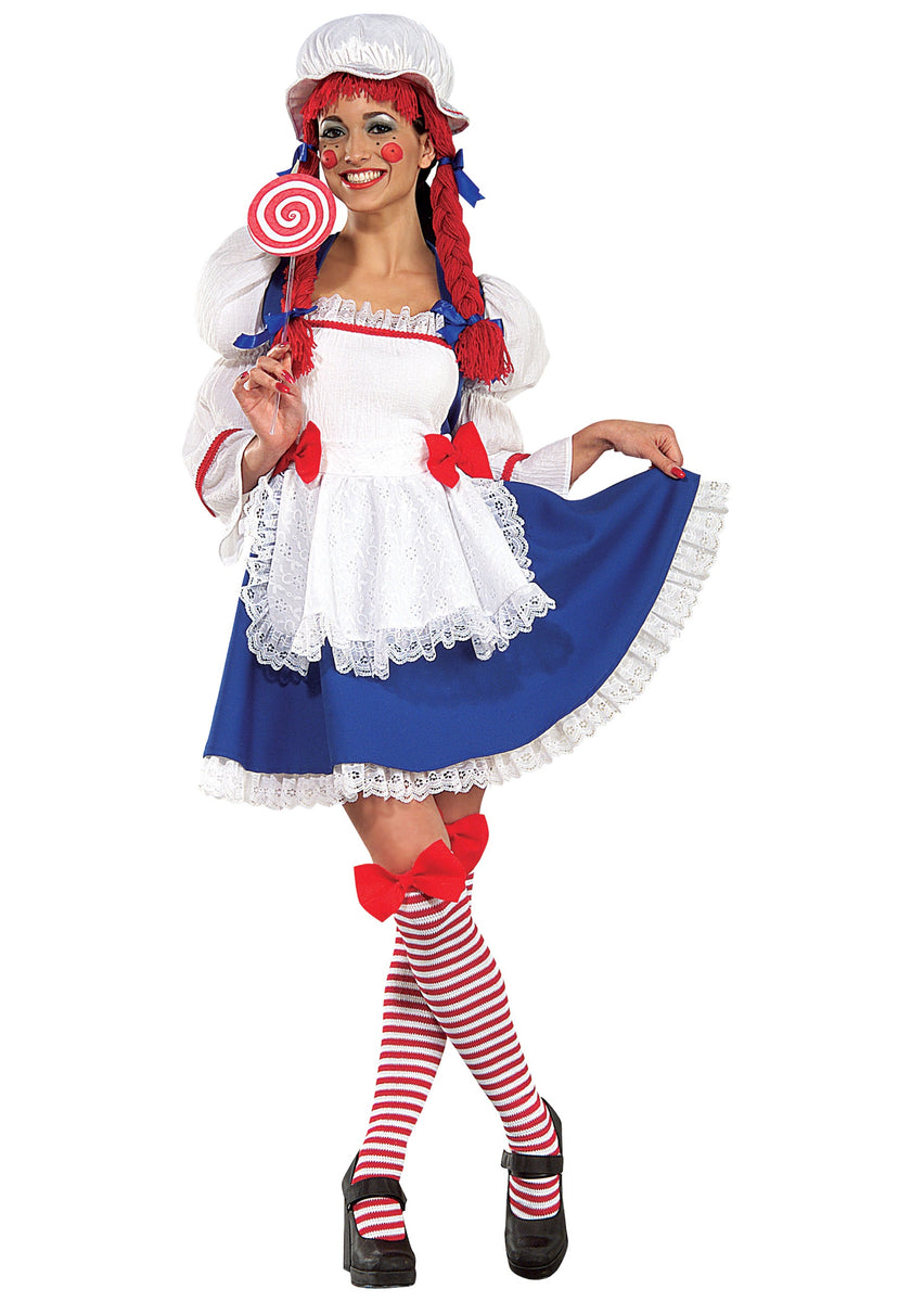 Adult Cheerful Rag Doll Costume – Kids Halloween Costumes