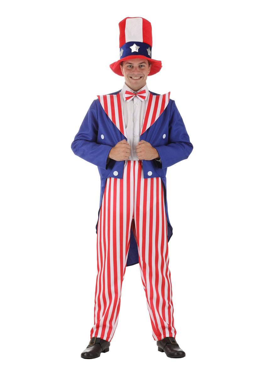 Deluxe Uncle Sam Costume for Men – Kids Halloween Costumes