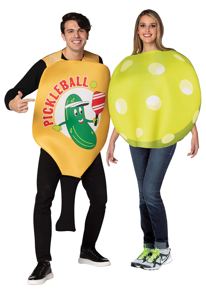 Pickleball Paddle & Ball Adult Couples Costume – Kids Halloween Costumes