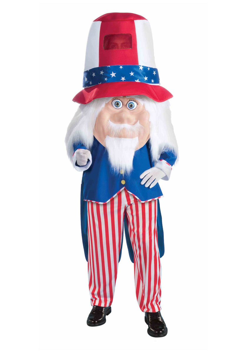 Adult Uncle Sam Parade Mascot Costume – Kids Halloween Costumes
