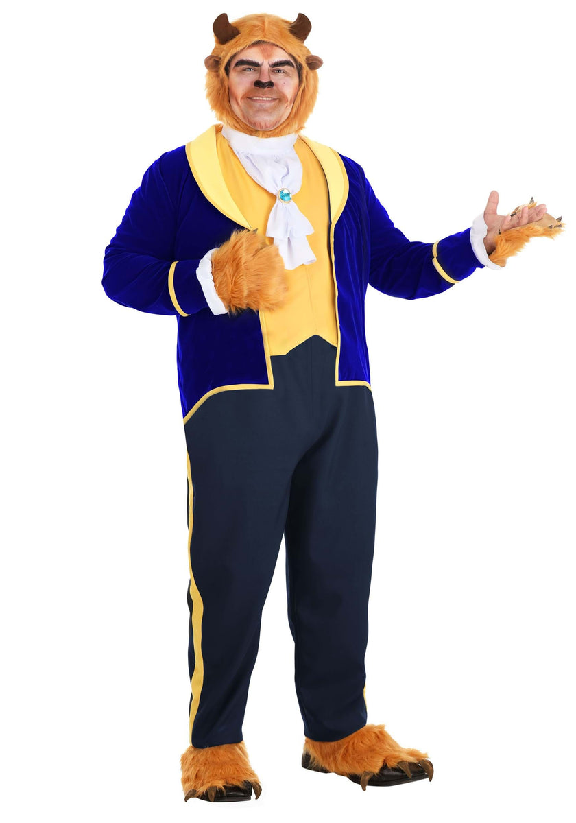 Plus Size Beauty and the Beast Men's Beast Costume – Kids Halloween ...