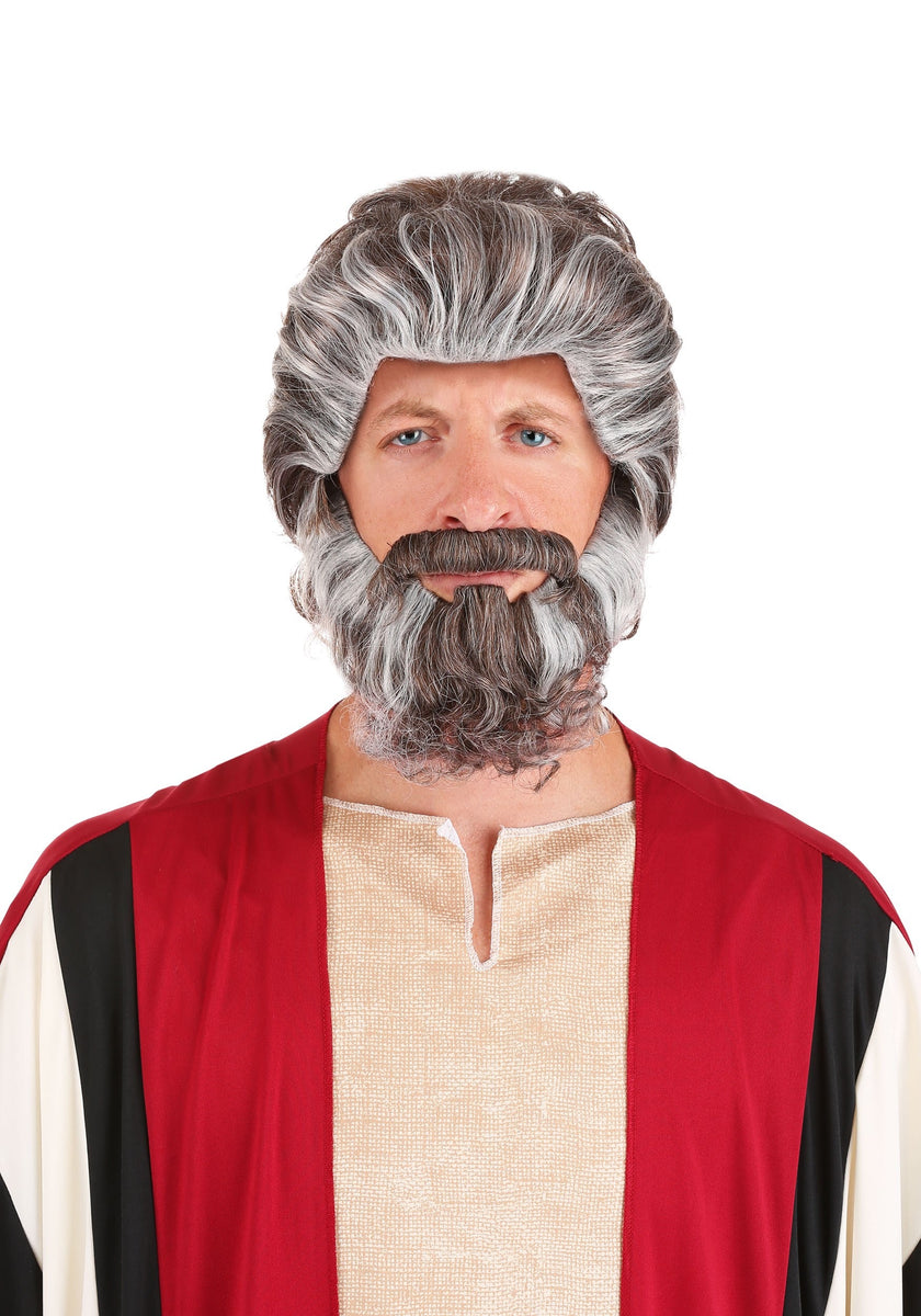 Biblical Moses Wig and Beard set – Kids Halloween Costumes