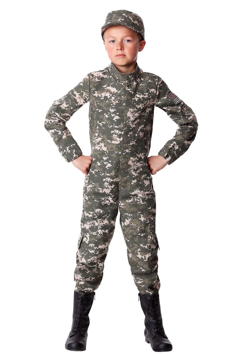 Boy's Modern Combat Soldier Costume – Kids Halloween Costumes