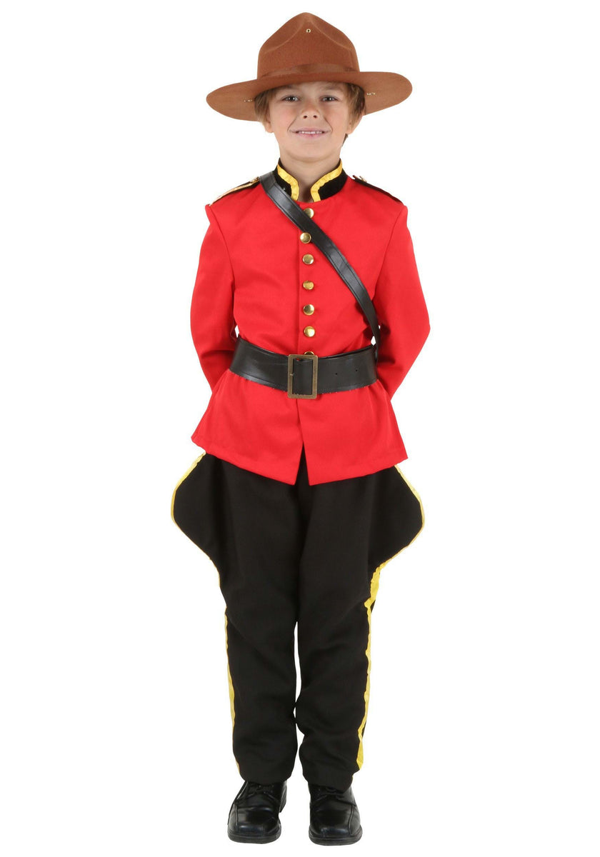 Child Canadian Mountie Costume – Kids Halloween Costumes