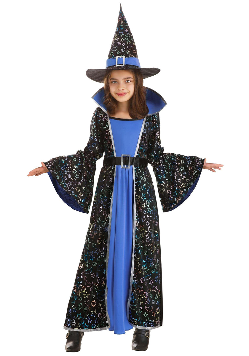 Celestial Witch Girl's Costume – Kids Halloween Costumes