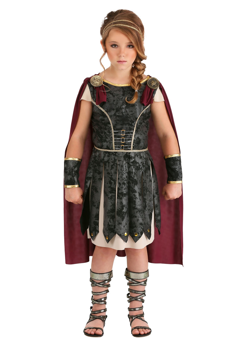 Fearless Gladiator Costume for Girls – Kids Halloween Costumes
