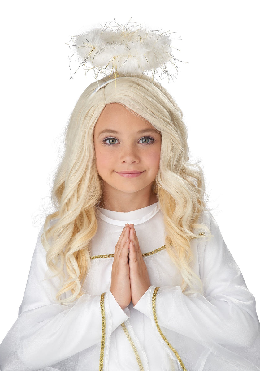 Guardian Angel Wig for Girls – Kids Halloween Costumes