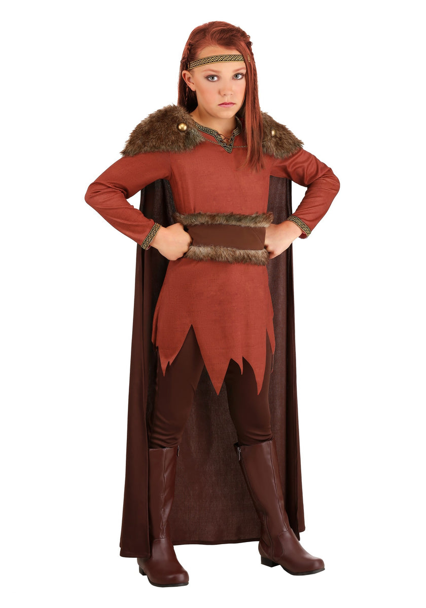 Viking Hero Girl's Costume – Kids Halloween Costumes
