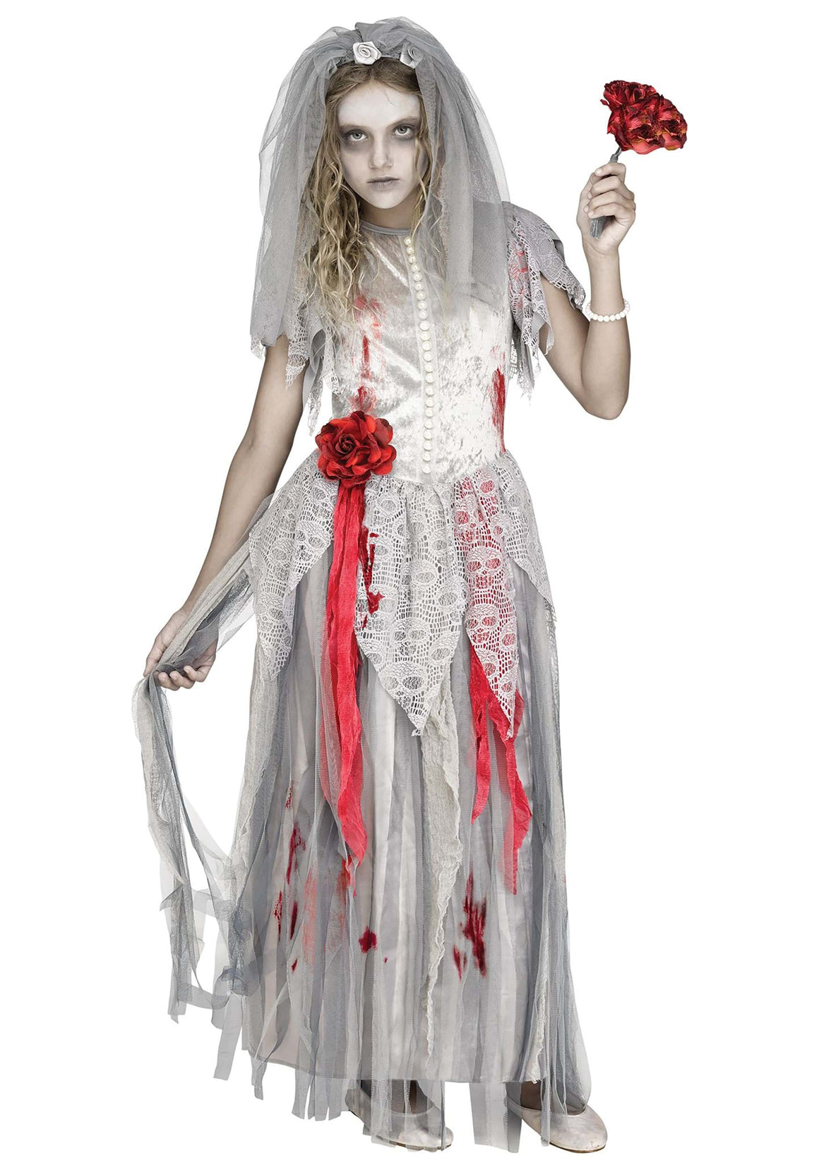 Zombie Bride Girls Costume – Kids Halloween Costumes