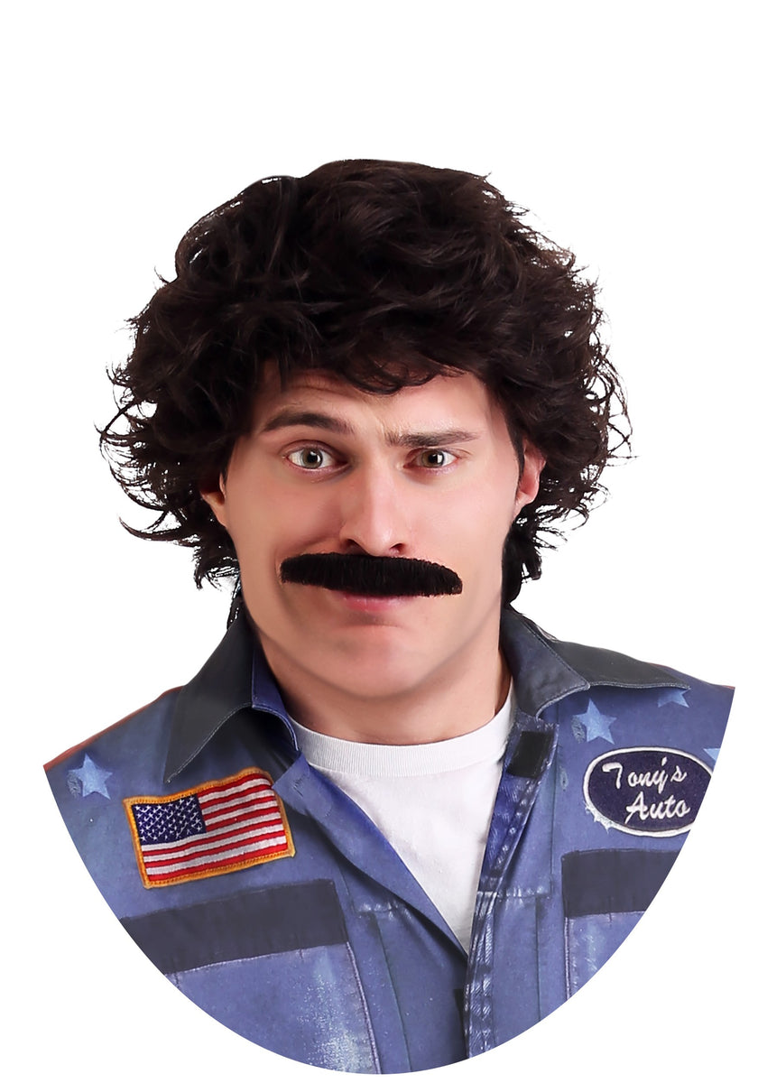 Rod Kimble Hot Rod Wig and Mustache – Kids Halloween Costumes