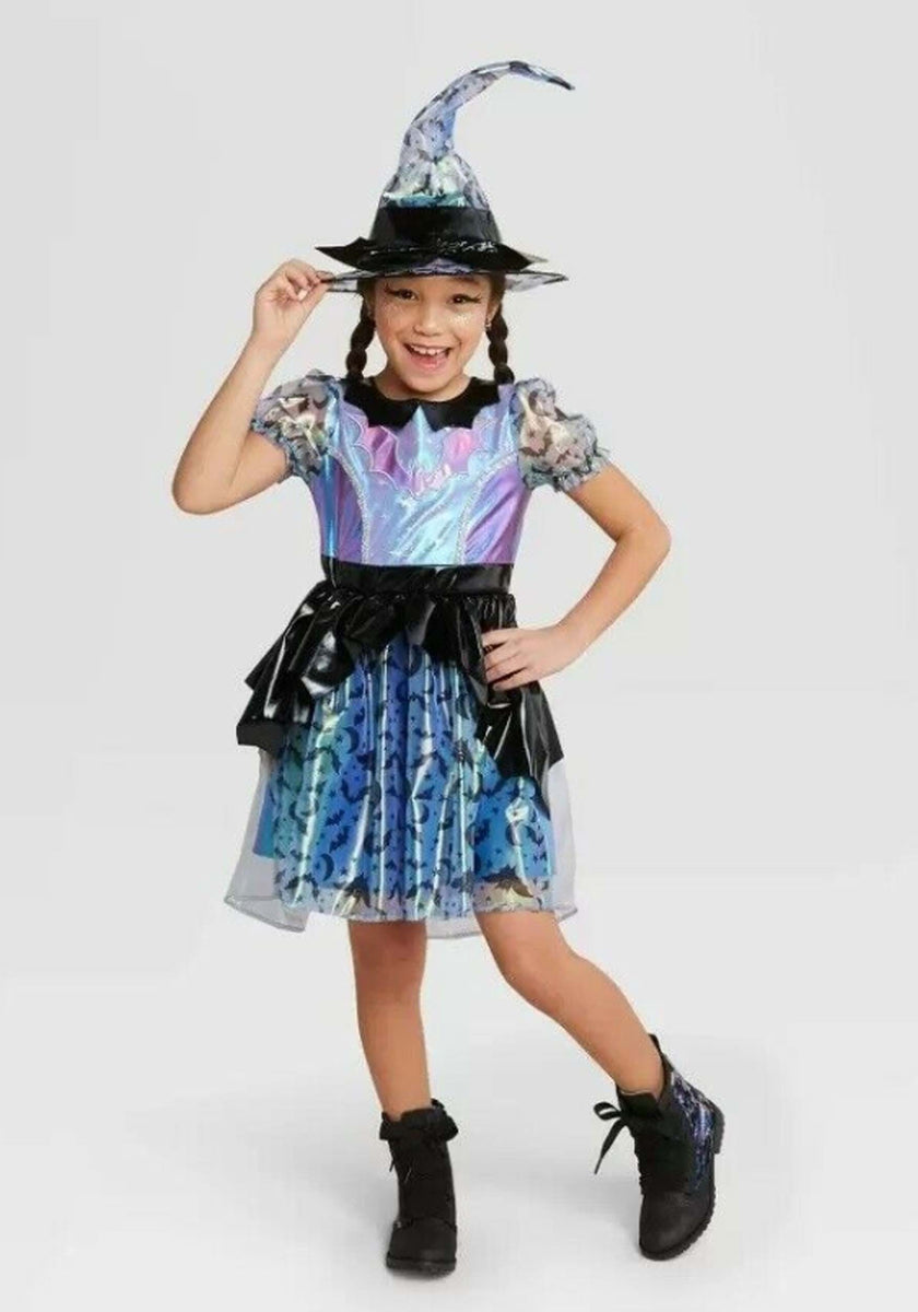 Iridescent Witch Costume for Kids – Kids Halloween Costumes