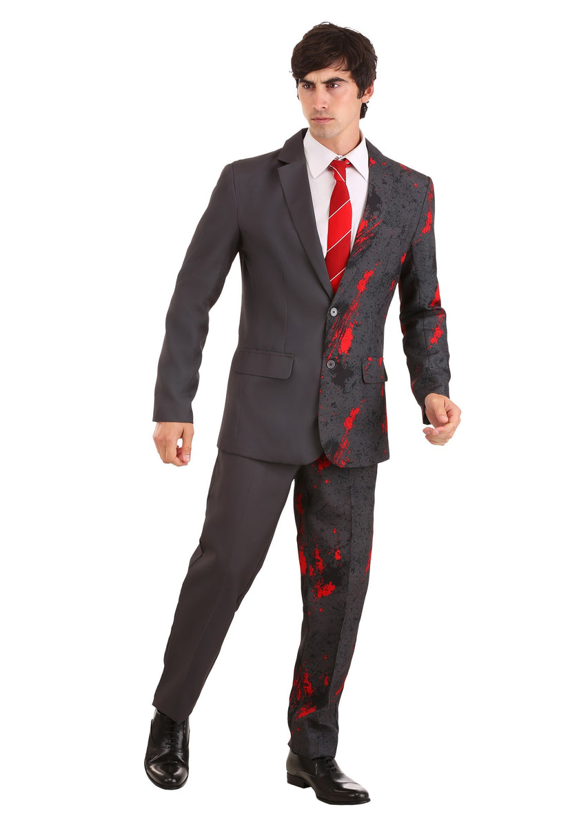 Harvey Dent Two Face Suit for Men – Kids Halloween Costumes