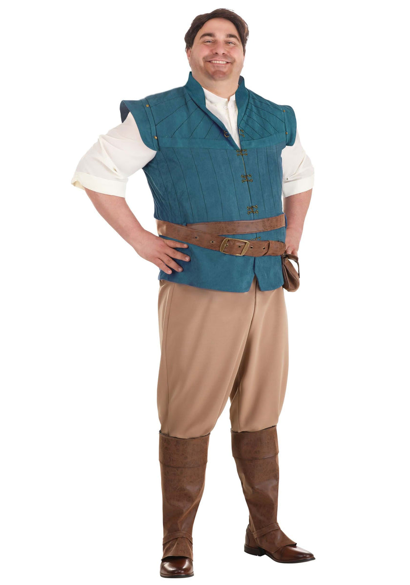 Plus Size Tangled Flynn Rider Costume for Men – Kids Halloween Costumes
