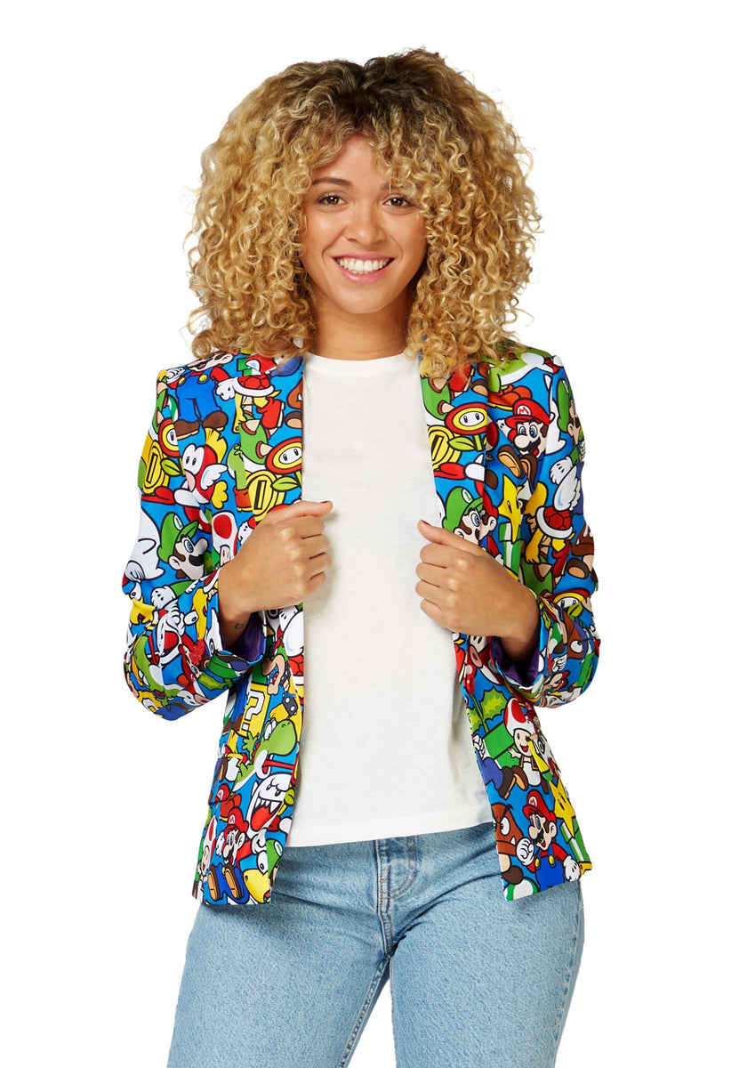 Opposuit Super Mario Blazer for Women – Kids Halloween Costumes