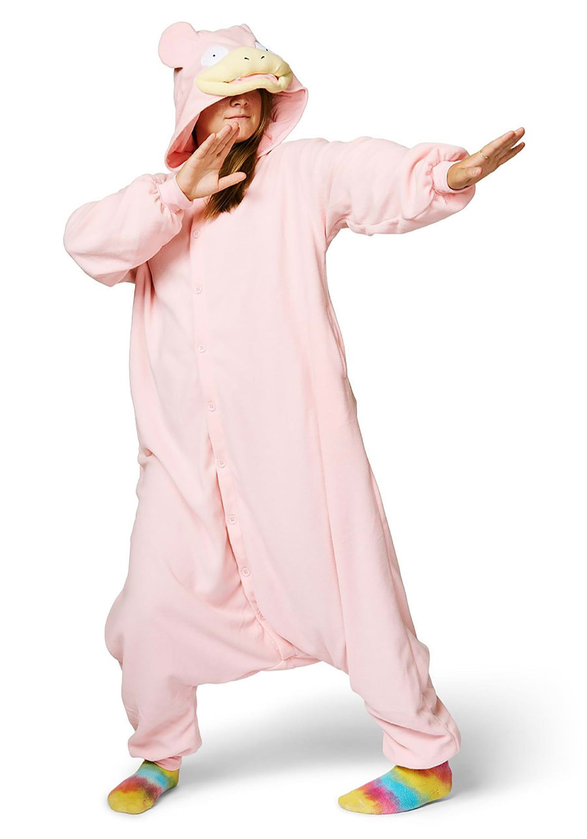 Adult Pokemon Slowpoke Kigurumi – Kids Halloween Costumes