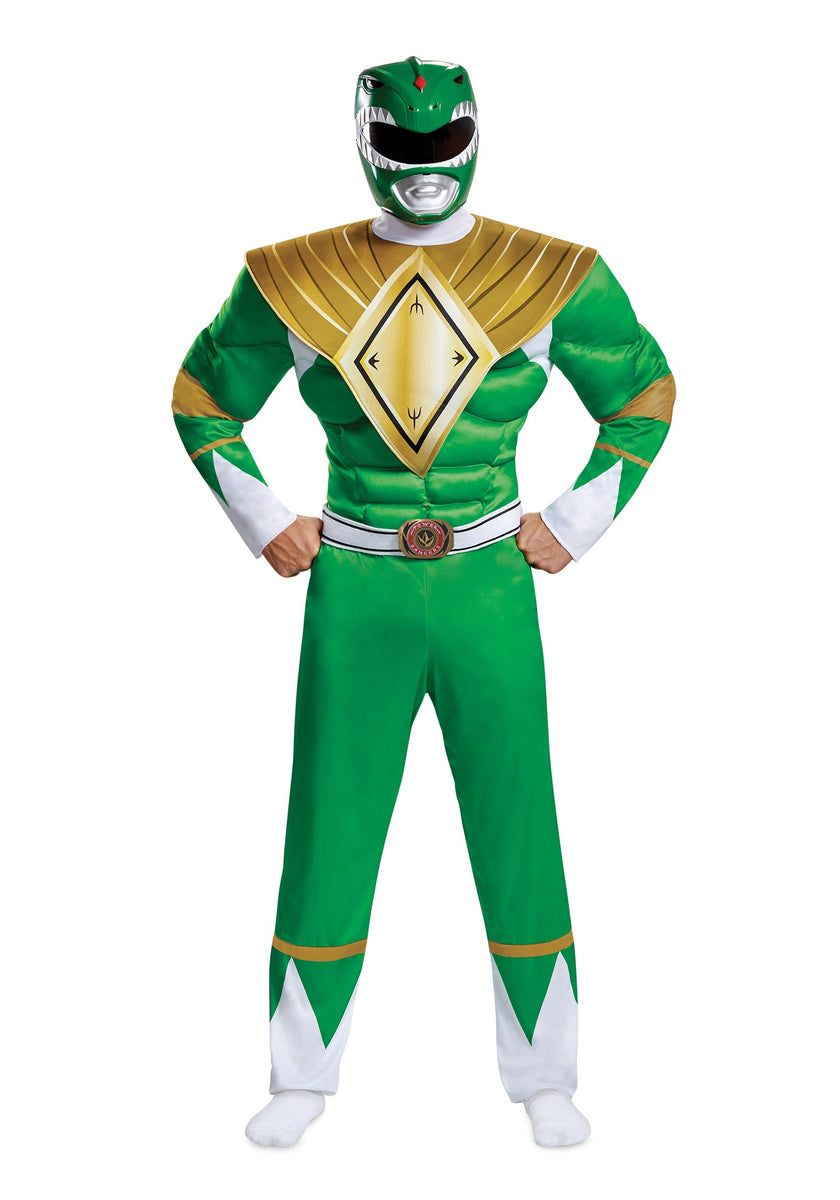 Men's Power Rangers Green Ranger Costume – Kids Halloween Costumes