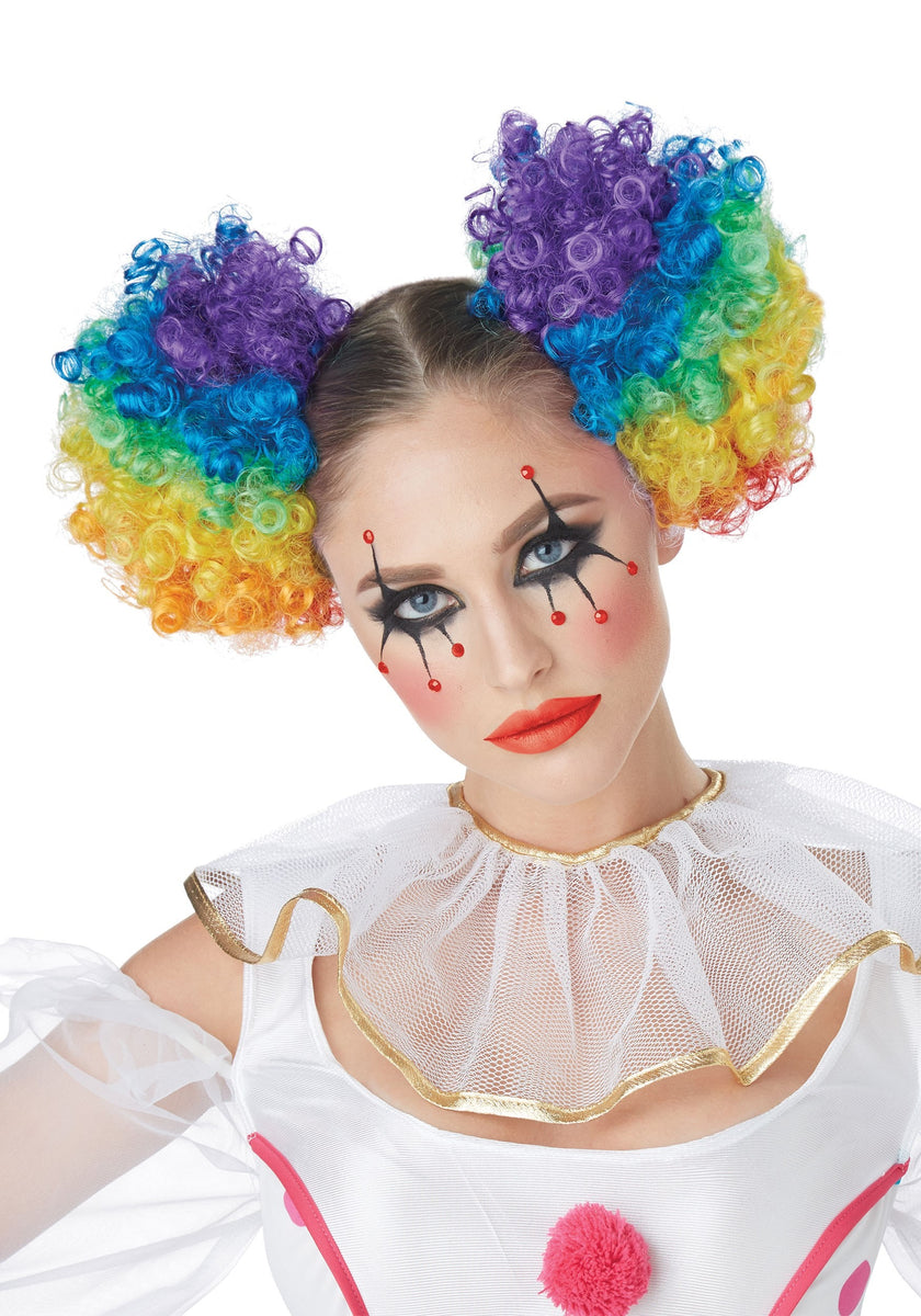 Clown Rainbow Puffs Wig – Kids Halloween Costumes