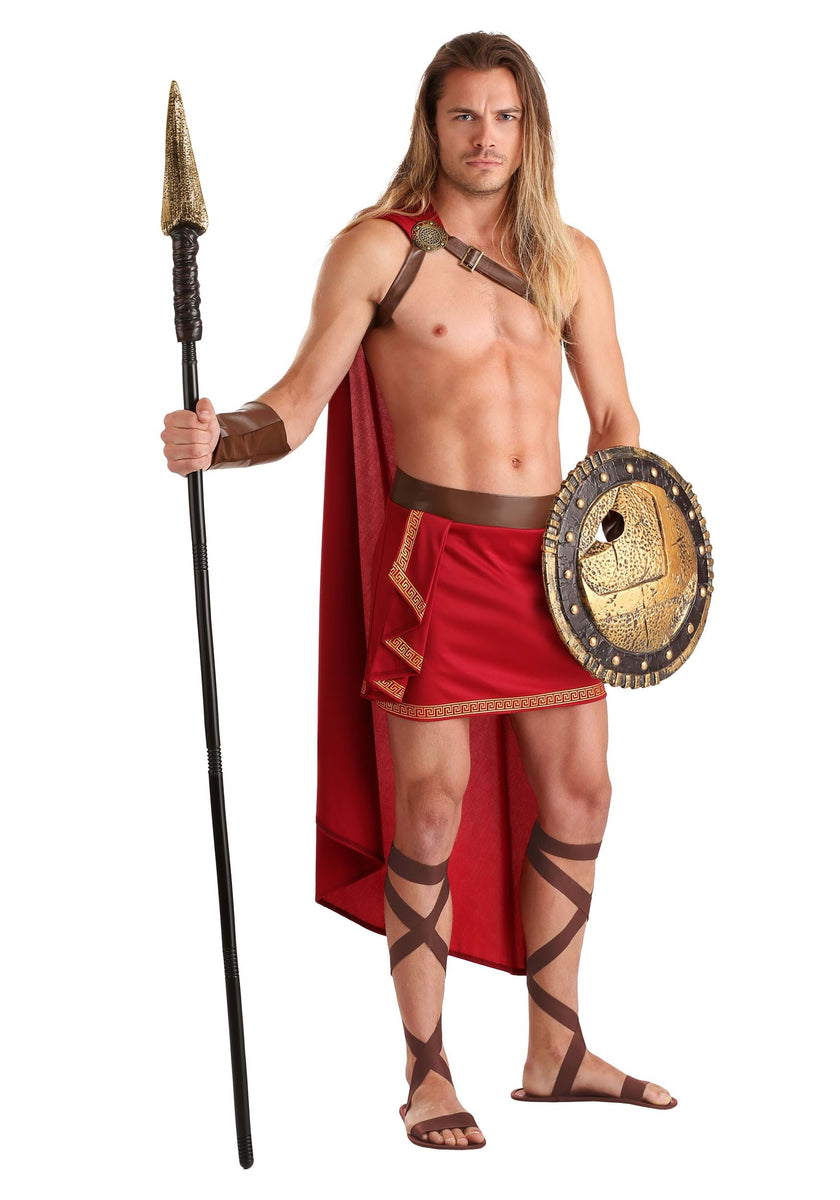 Men's Rugged Spartan Costume – Kids Halloween Costumes