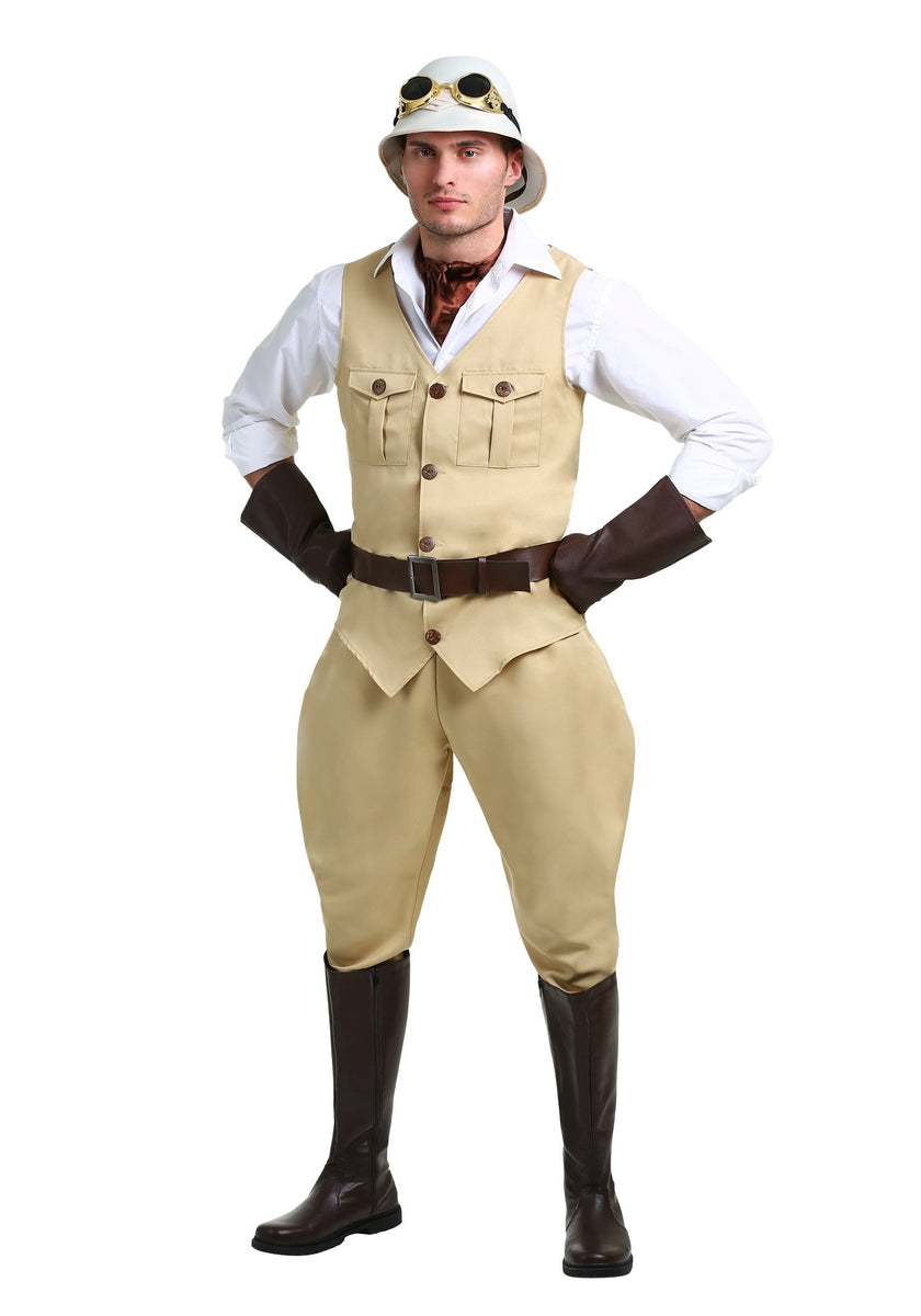 Men's Safari Hunter Costume – Kids Halloween Costumes