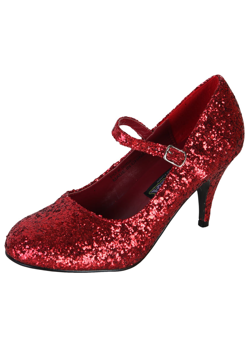 Sexy Red Glitter Shoes – Kids Halloween Costumes