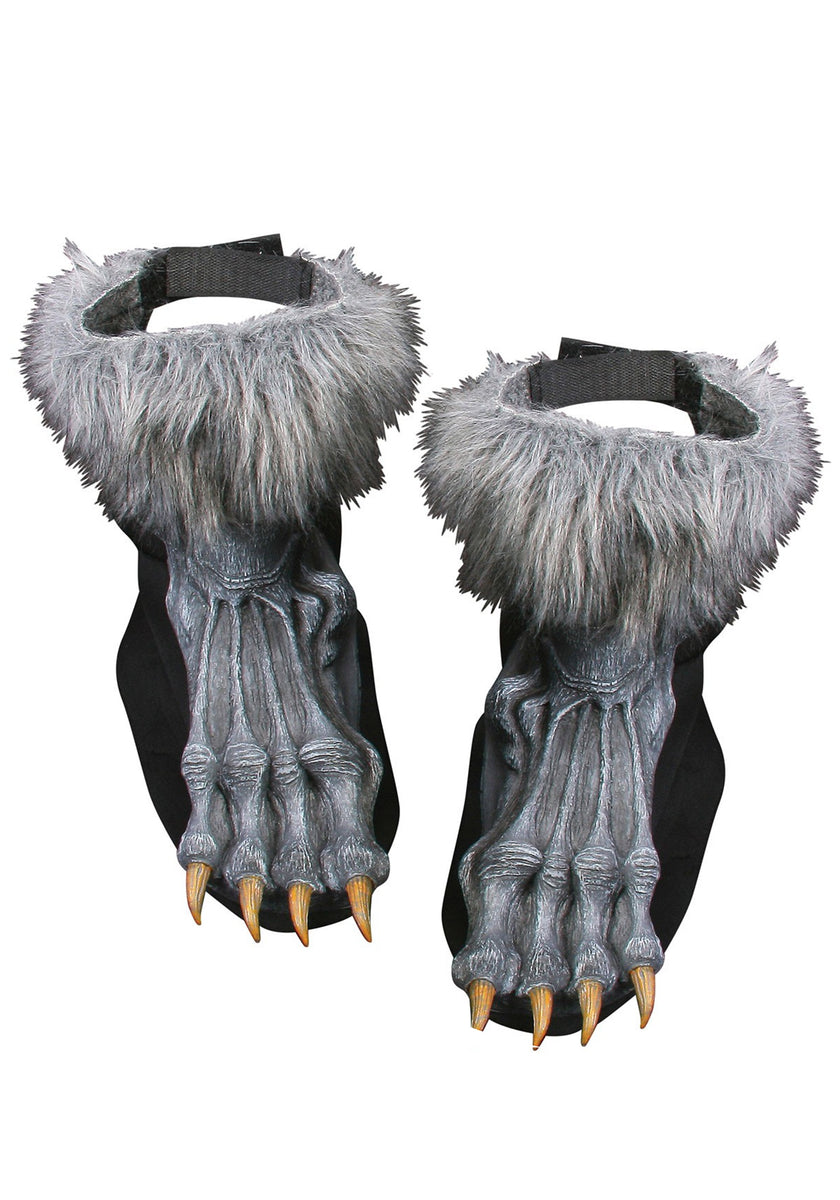Silver Werewolf Shoe Covers Costume – Kids Halloween Costumes