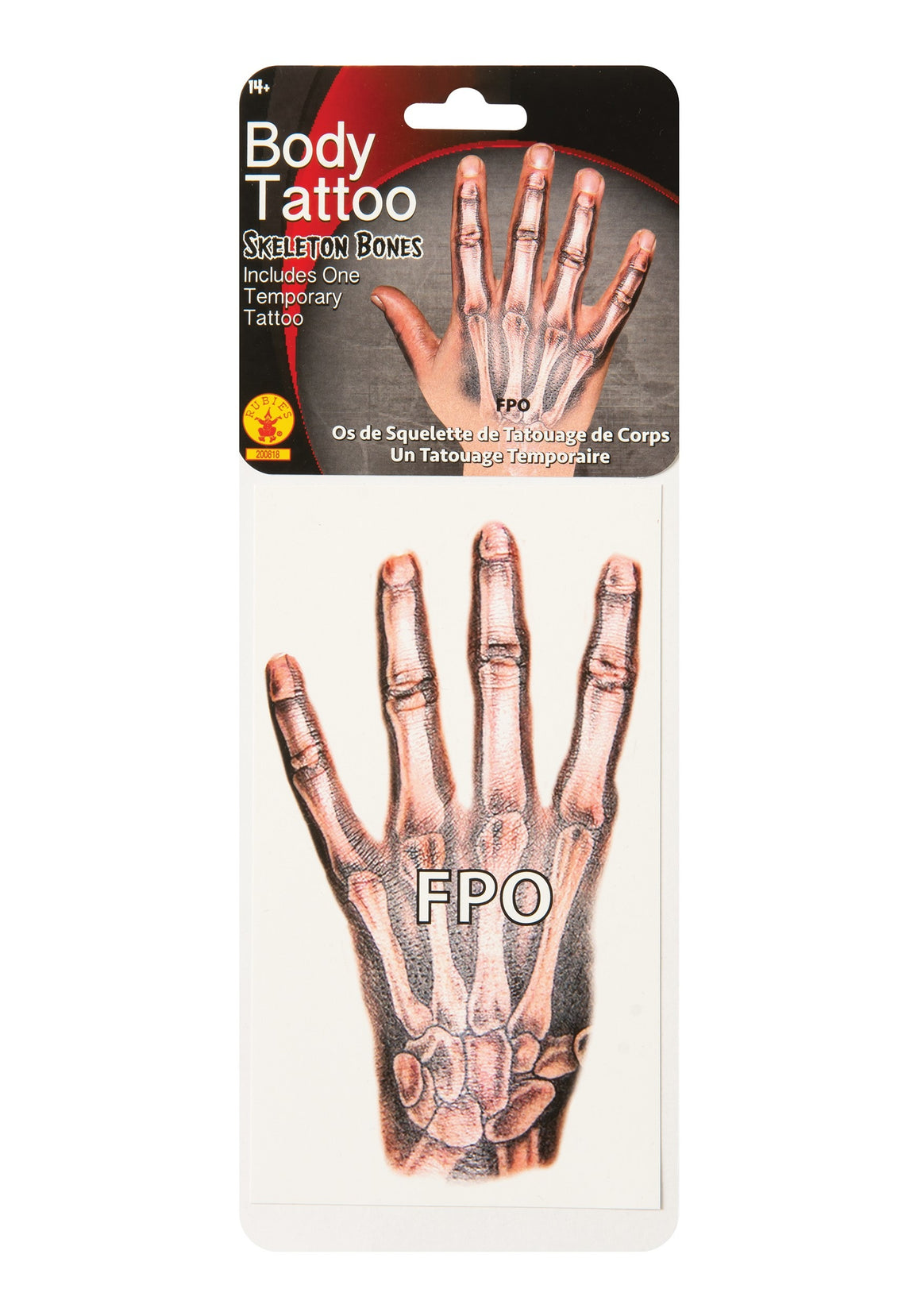 Skeleton Hand Bones Tattoo – Kids Halloween Costumes