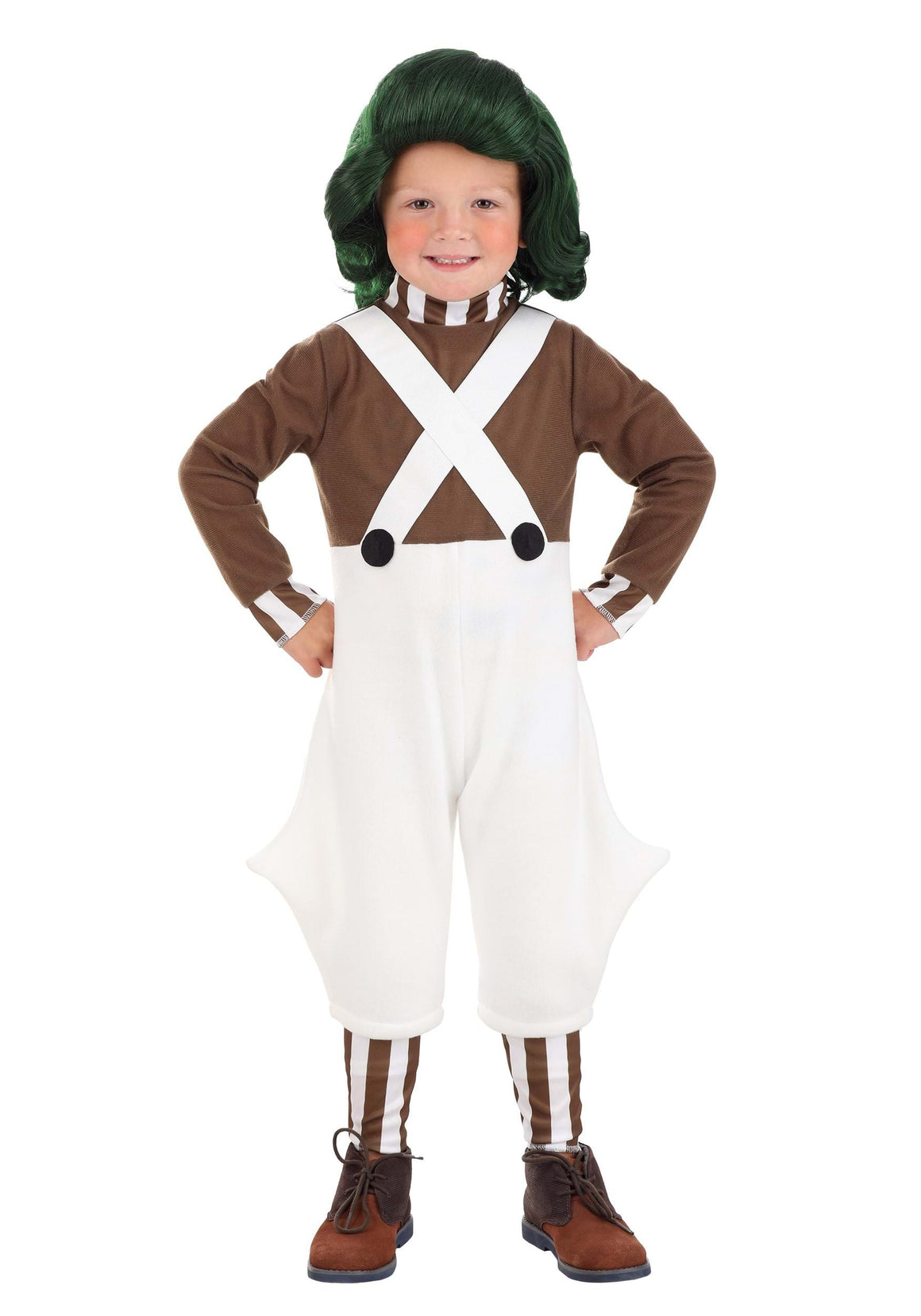 Willy Wonka Toddler Oompa Loompa Costume – Kids Halloween Costumes
