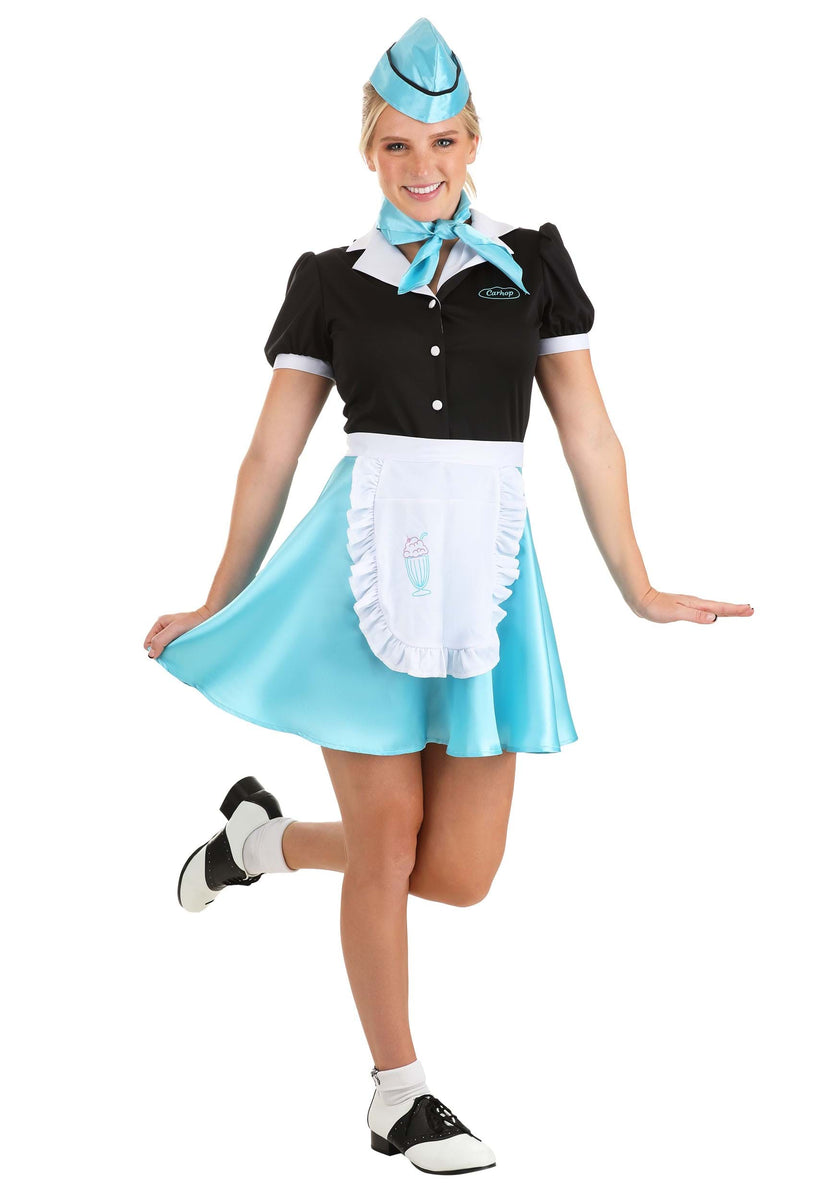 Car Hop Waitress Women's Costume – Kids Halloween Costumes
