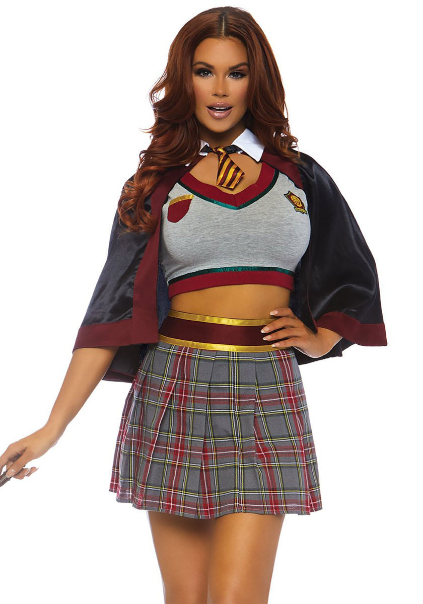 Spell Casting School Girl Costume for Women – Kids Halloween Costumes