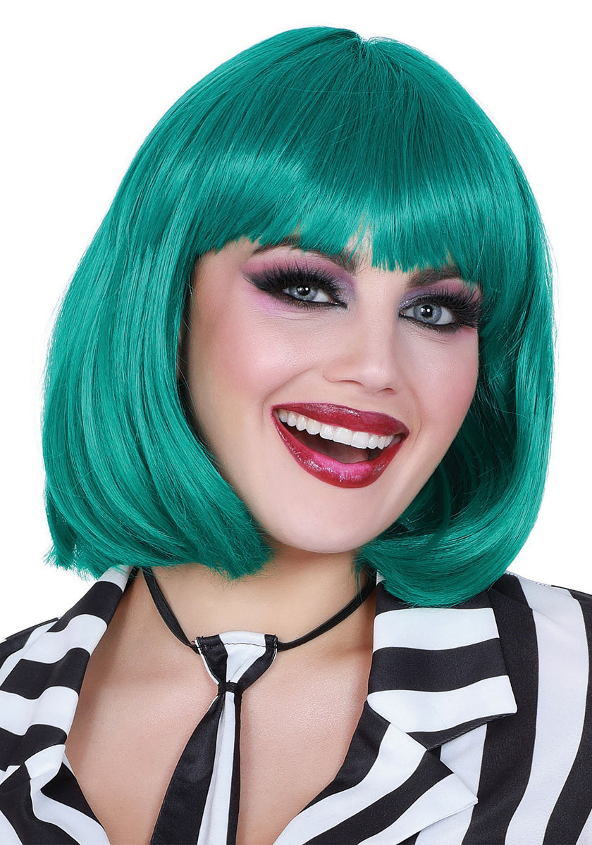 Teal Bob Wig for Women – Kids Halloween Costumes